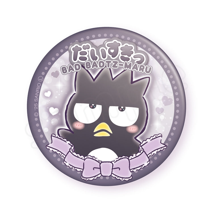 Badtz Maru "I Love You Fluffy" Tin Badge – Charms LOL