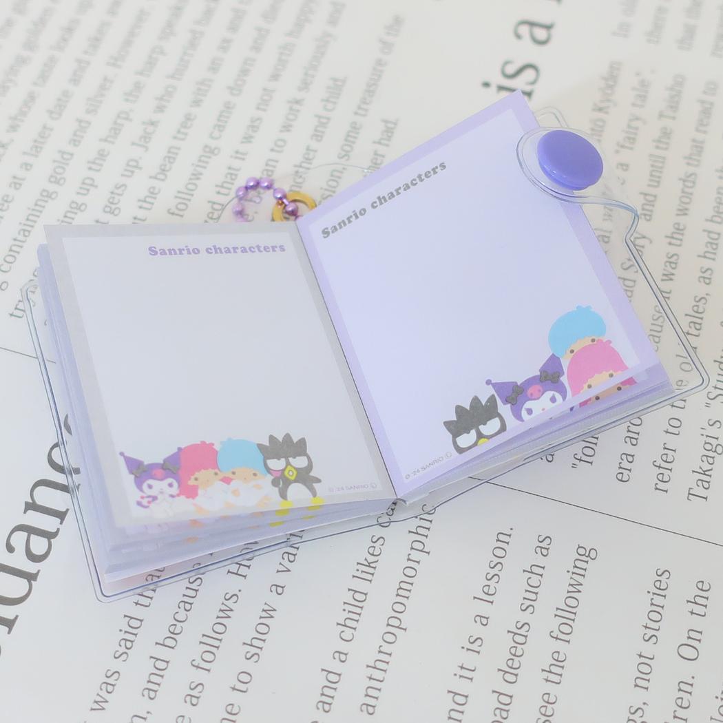 Sanrio Mini Notebook Keychain with Heart Window [Perple] | Charms LOL
