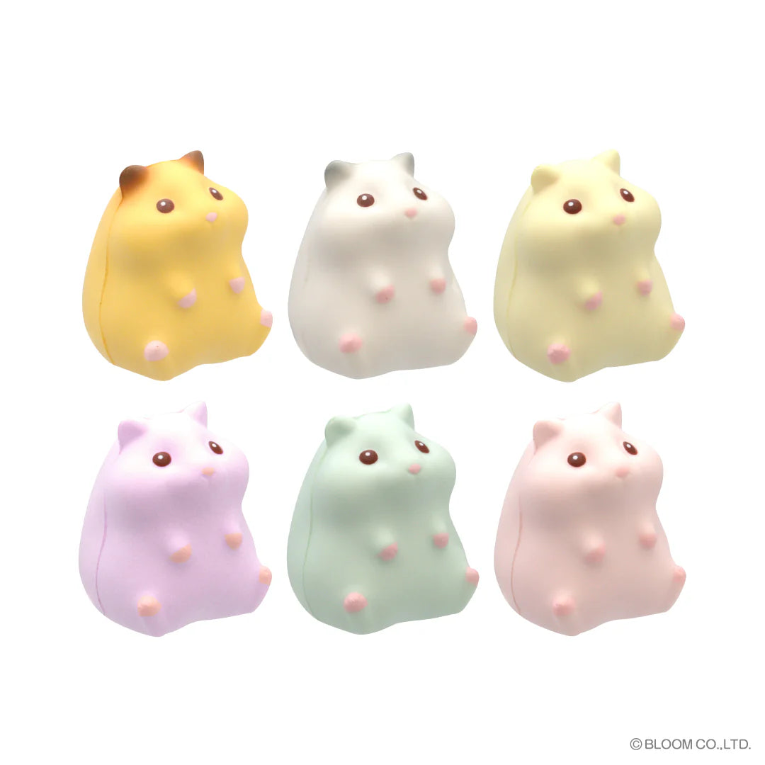 iBloom Chubby Fluffy Hamster Capsule Squishy Gachapon | Charms LOL