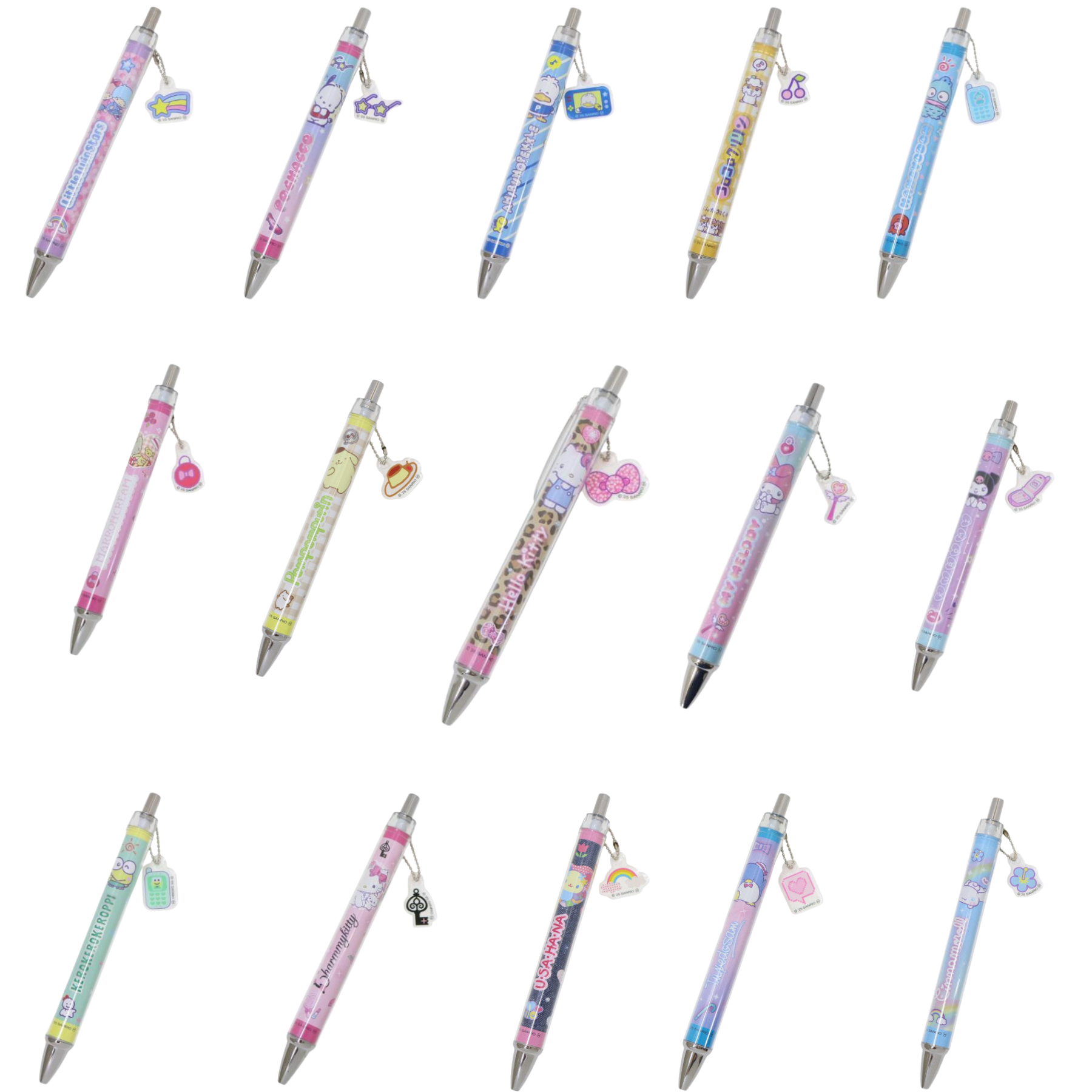 Sanrio Characters Heart Pounding Ballpoint Pen – Charms LOL