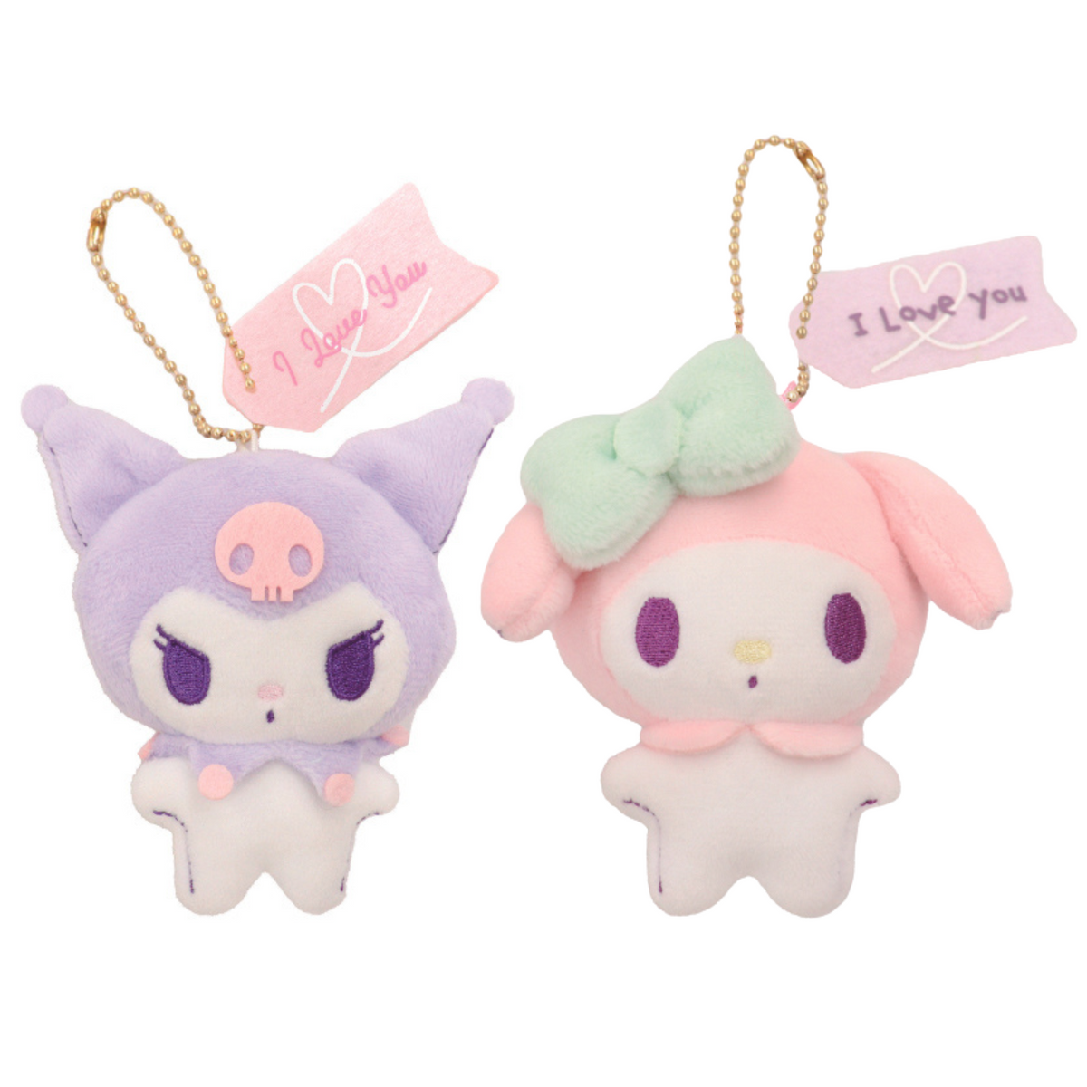 Kuromi & My Melody Secret Present Plush Mascot | Charms LOL