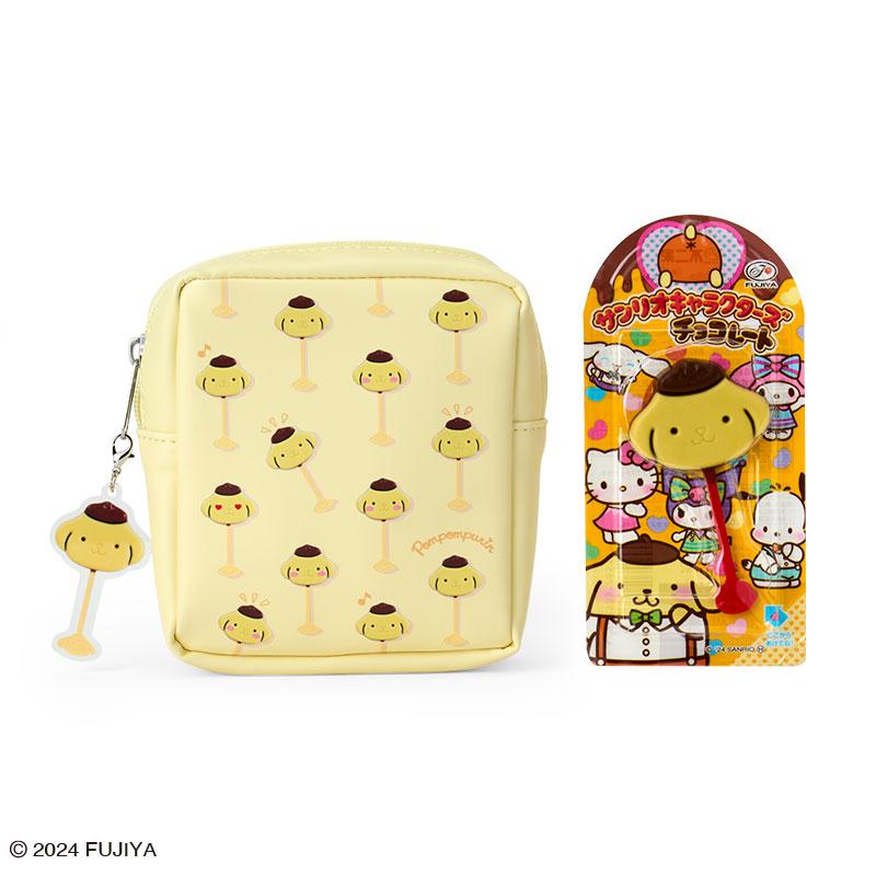 PomPomPurin Fujiya Chocolate Bar & Pouch – Charms LOL