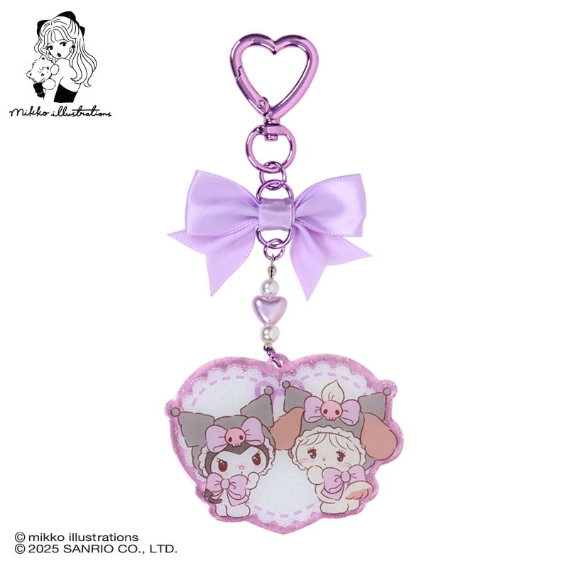 Kuromi Mikko Illustrations Acrylic Keychain – Charms LOL